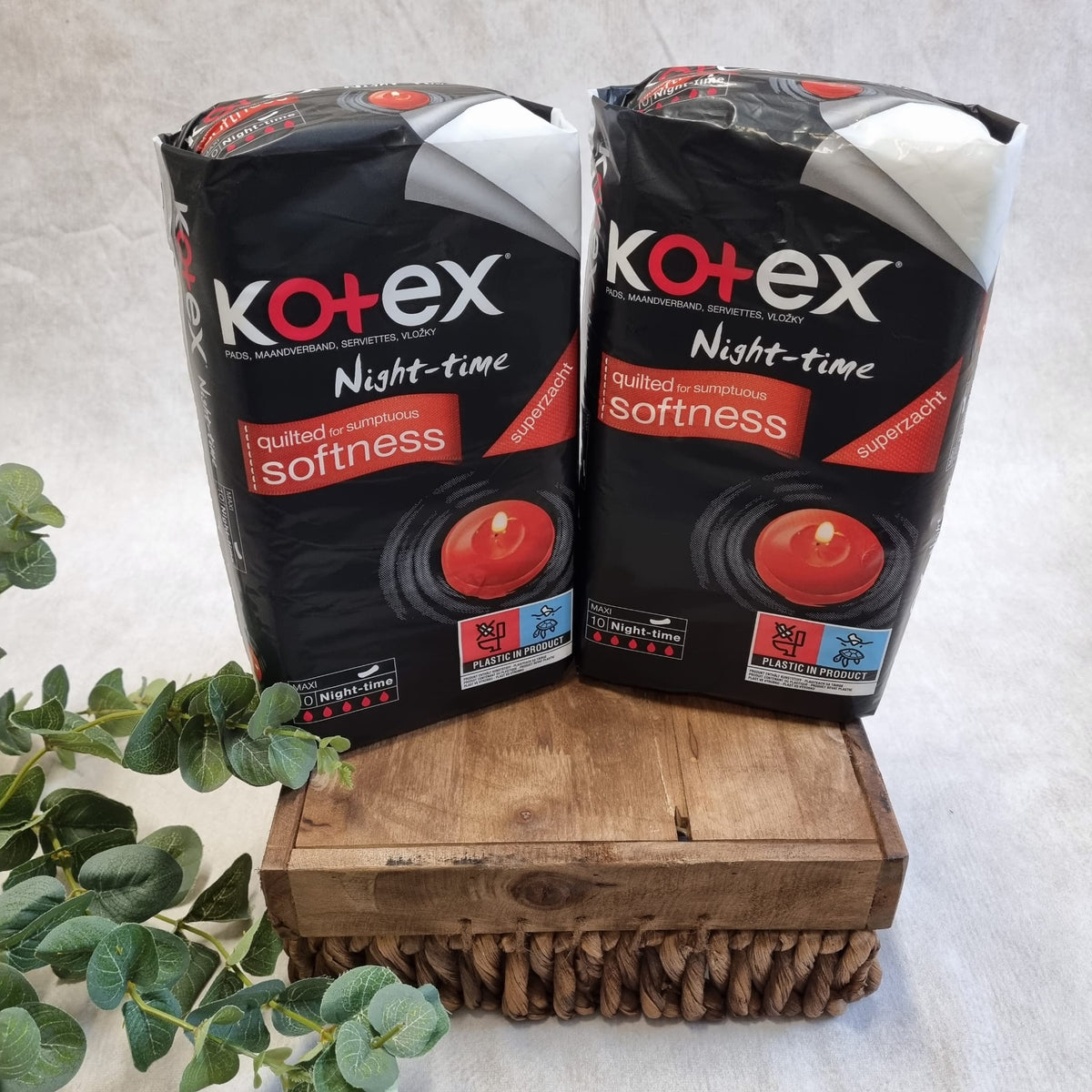 Kotex Night-Time Pads (pack of 2) - Ulluv Ltd